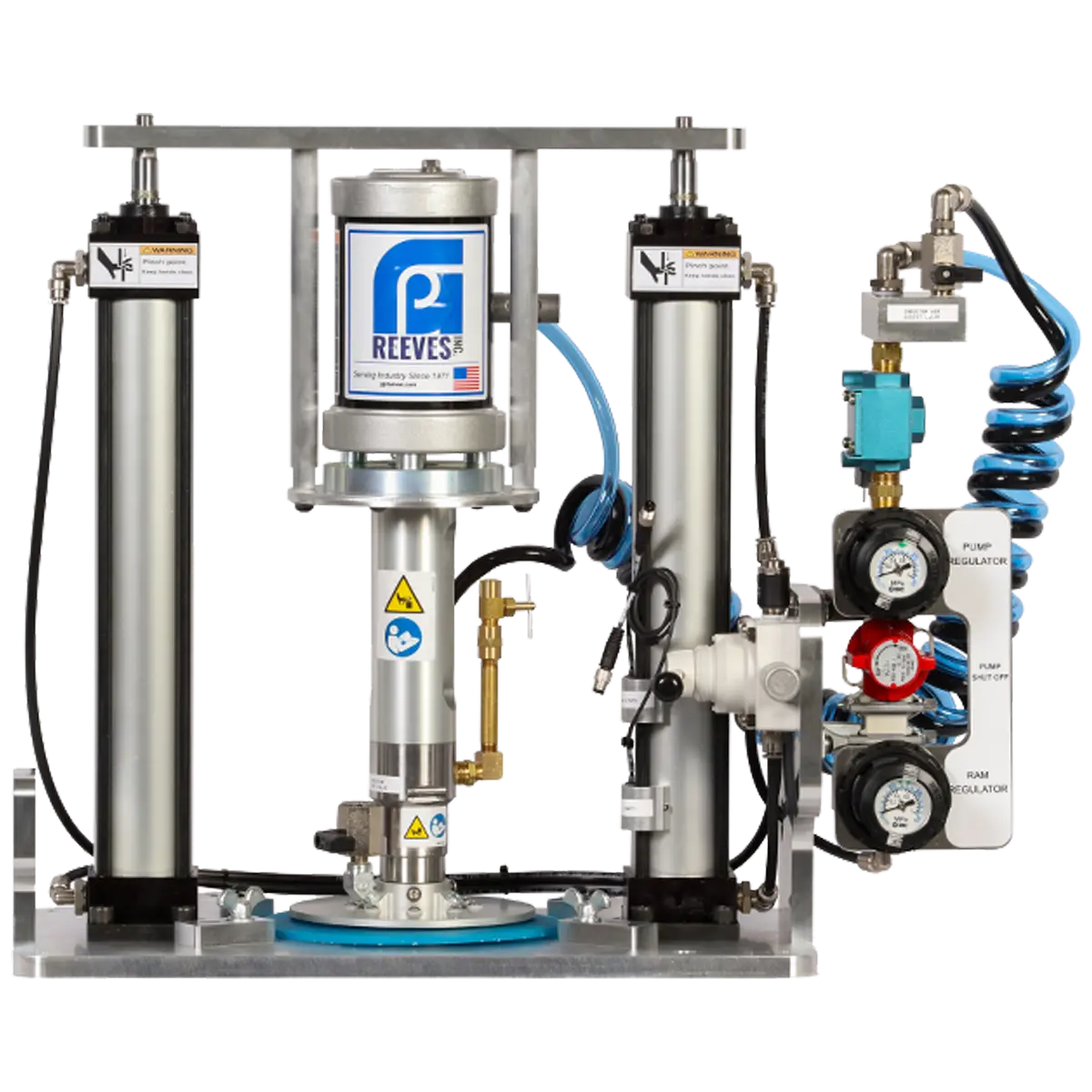 Miniature Dual Post Ram Pump for Adhesives and Sealants - GP Reeves